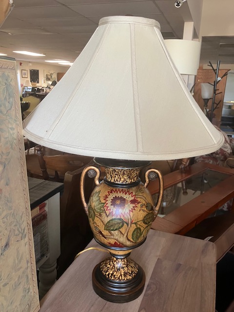 Hand Painted Table Lamp with Handles 64302 – $74.25 – Home Page
